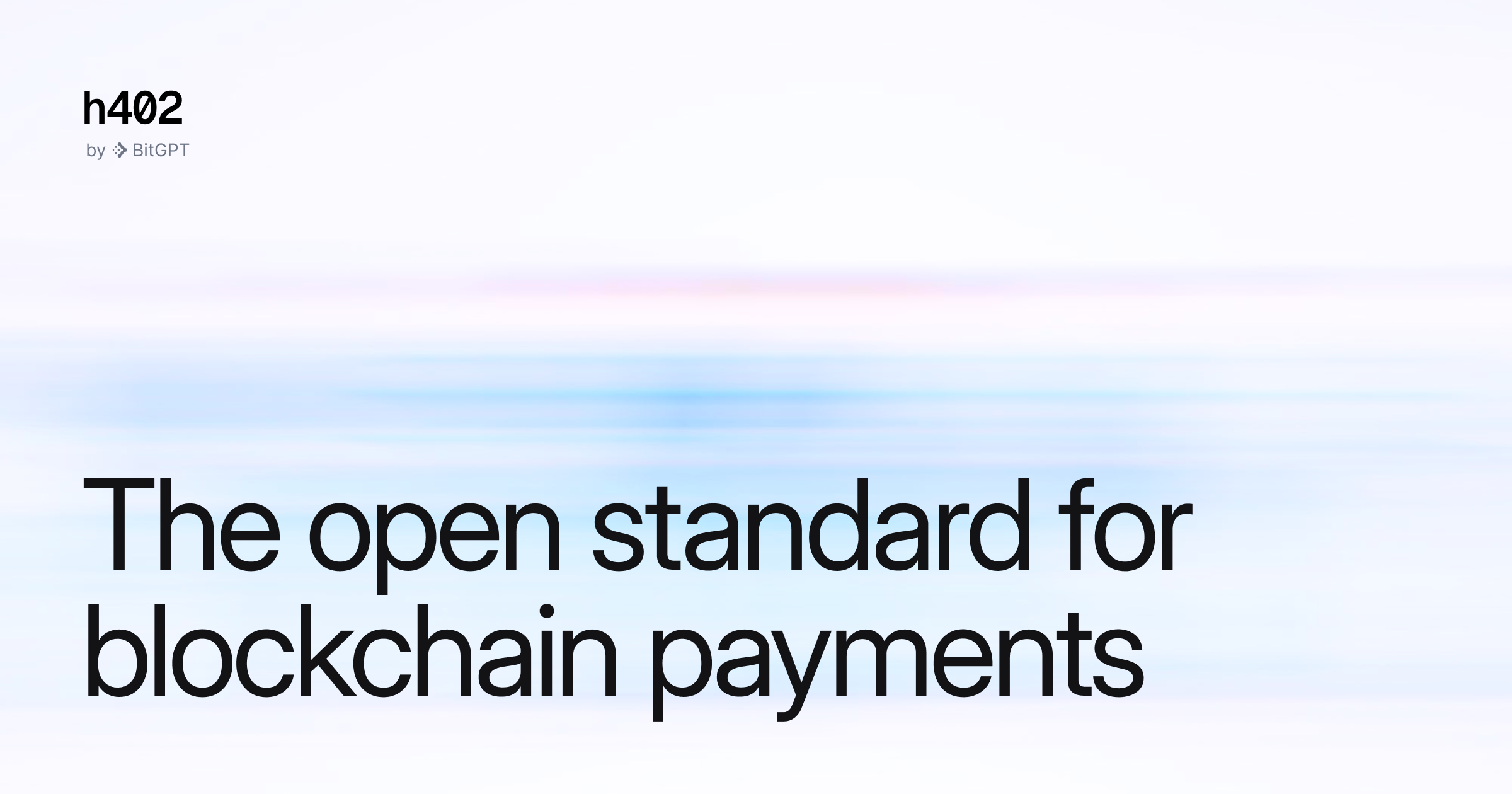 h402 | The open standard for blockchain payments